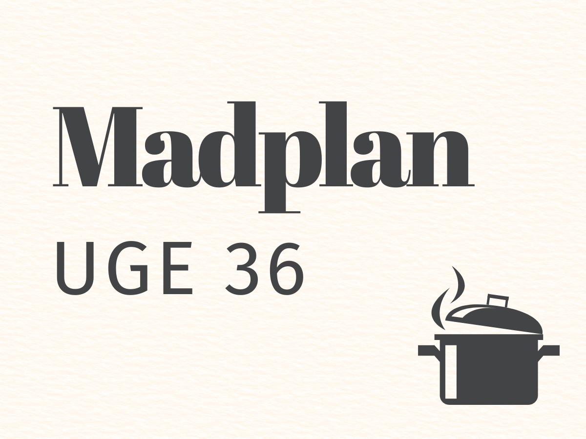 Madplan uge 36 | EventRoom