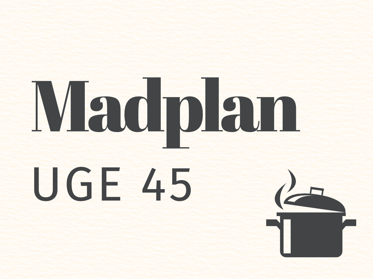 Madplan uge 45 | EventRoom